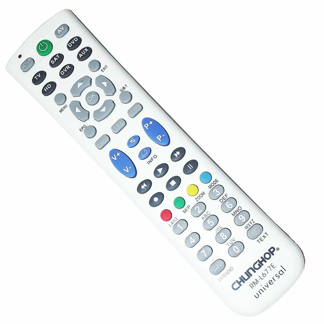 Telecomando Universale Rm L677e Tv Ricerca Automatica Codici 6in1 Linq