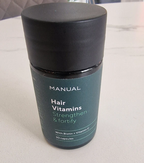 MANUAL HAIR VITAMINS Strengthen & Fortify 30 Capsules £14.99 - PicClick UK