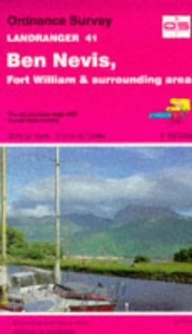LANDRANGER MAPS: BEN Nevis, Fort William and Surrounding Area Sheet 41 ...