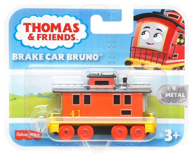 FISHER PRICE THOMAS & Friends Brake Car Bruno Push Along Metal Toy ...