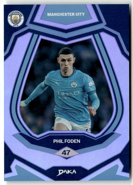 DAKA 2025 TARJETA De Fútbol Manchester City No. MC-2-B Phil Foden 83/ ...