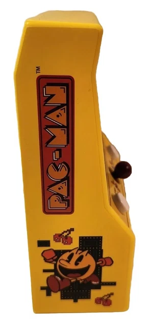 VINTAGE PAC MAN Bandai Hand Held Yellow Digital Video Game 6" - WORKS ...