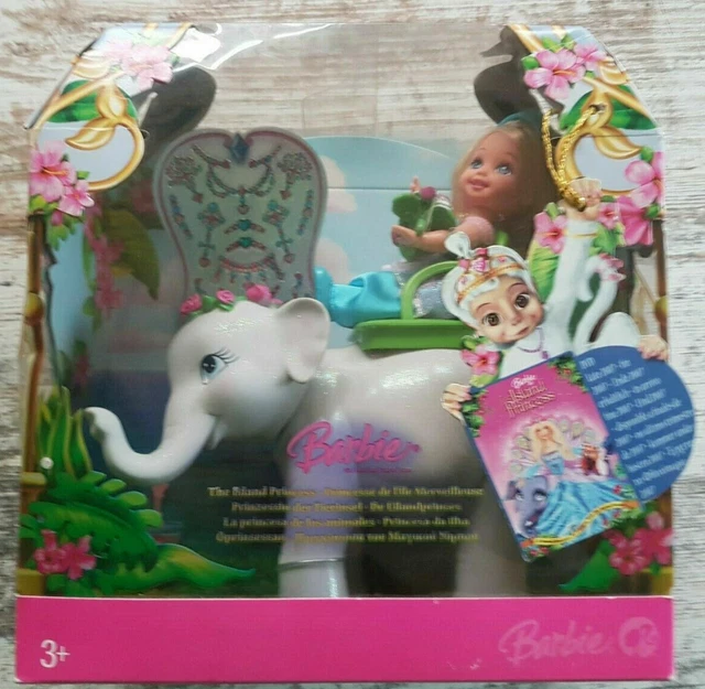 BARBIE - ISLAND Princess Shelly KELLY & Elephant Tika -tierinsel Mattel ...