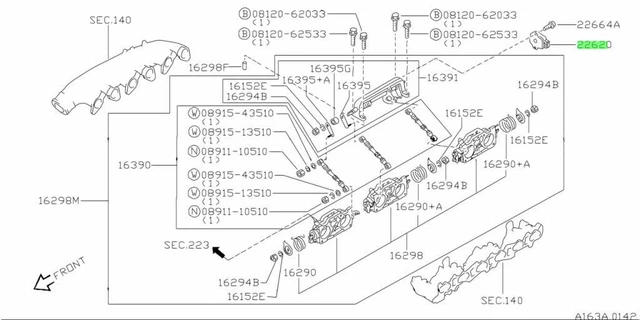 GENUINE NISSAN OEM 22620-05U01 Skyline GTR RB26DETT TPS Throttle Valve ...