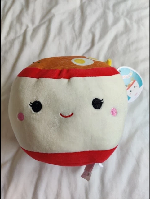 SQUISHMALLOWS RAISY THE Ramen Plush 7.5 Inch Official Kellytoy RARE £2. ...