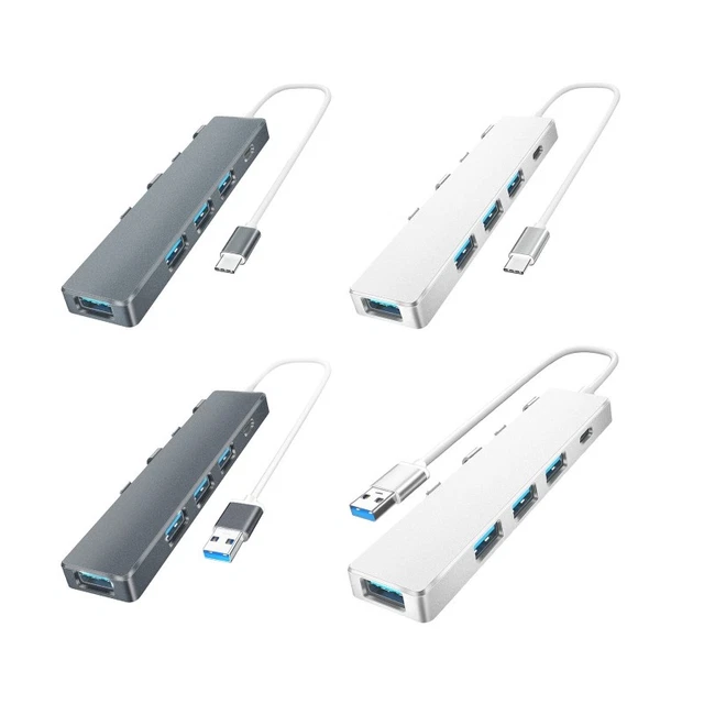 FAST USB / Type C Hub Splitter for Laptop Multi-functional USB Docking ...
