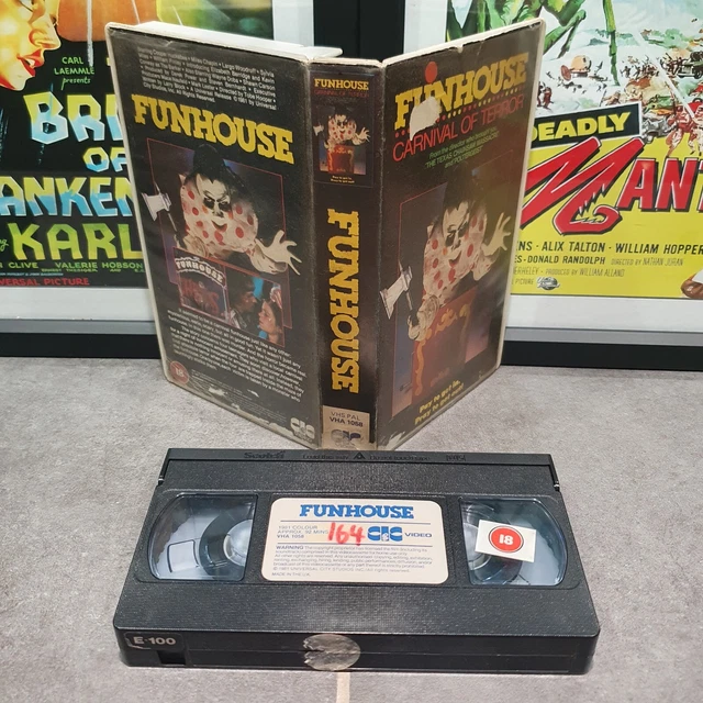 FUNHOUSE PRE CERT VHS DPP Video Nasty £30.00 - PicClick UK
