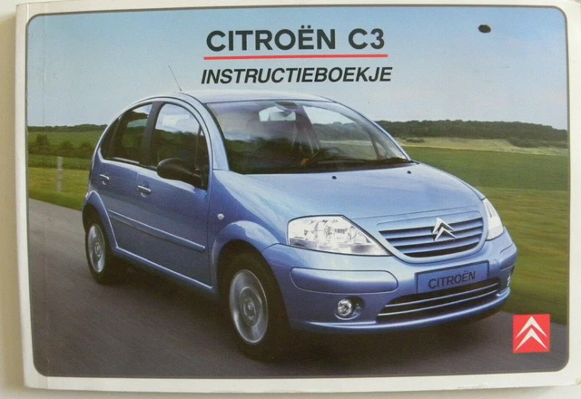 GUIDE- NOTICE D'UTILISATION CITROEN C3 de 03 - 02 pas en français en ...