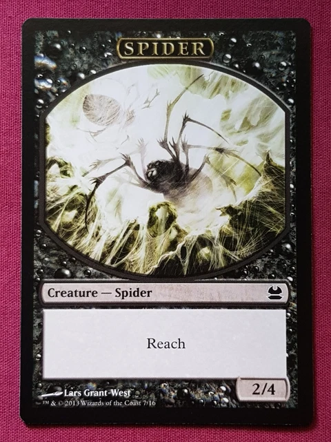 MAGIC THE GATHERING MODERN MASTERS 2013 SPIDER TOKEN card MTG EUR 6,62 ...