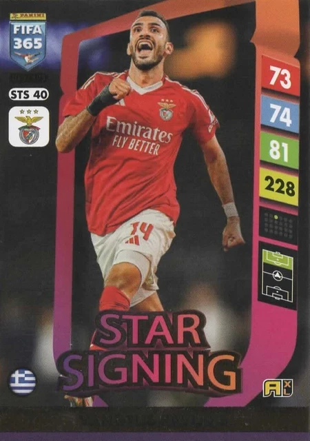 PANINI FIFA 365 2025 Star Signing STS 40 Vangelis Pavlidids EUR 1,00 ...