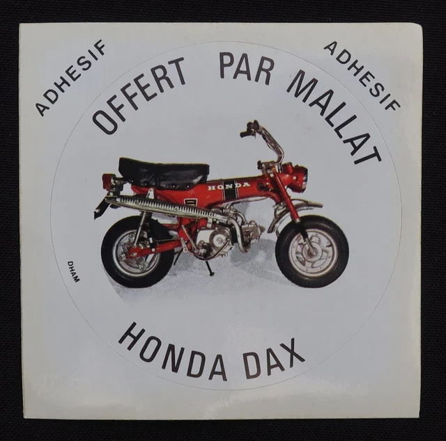 AUTOCOLLANT MOTO HONDA DAX offert par Mallat Adhésif Sticker Aufkleber ...