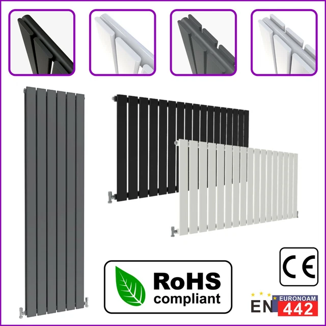 FLAT PANEL RADIATOR Designer Horizontal Vertical Best Price Rads All ...