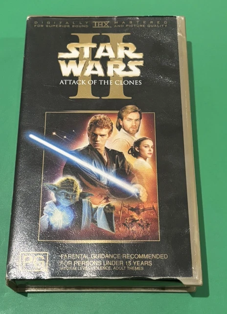 STAR WARS EPISODE II Attack of the Clones VHS PAL Australian Release ...