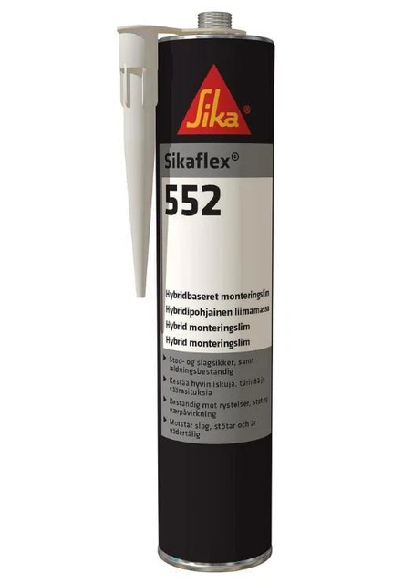 SIKAFLEX 552 PRIMERLESS Hybrid Assembly Adhesive, White - 300ml - 552 ...