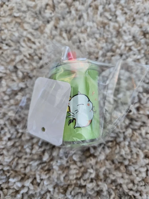 FINAL FANTASY XIV x Gong Cha FF14 Moogle Boba Tea Shaker Charm Key Ring ...