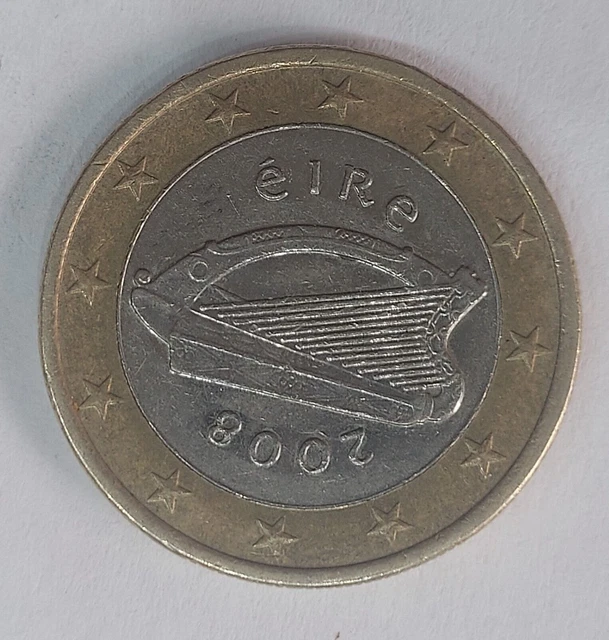 UNE PIÈCE DE 1 Euro, rare , EIRE, datant de 2008, IRLANDE EUR 9,00 ...