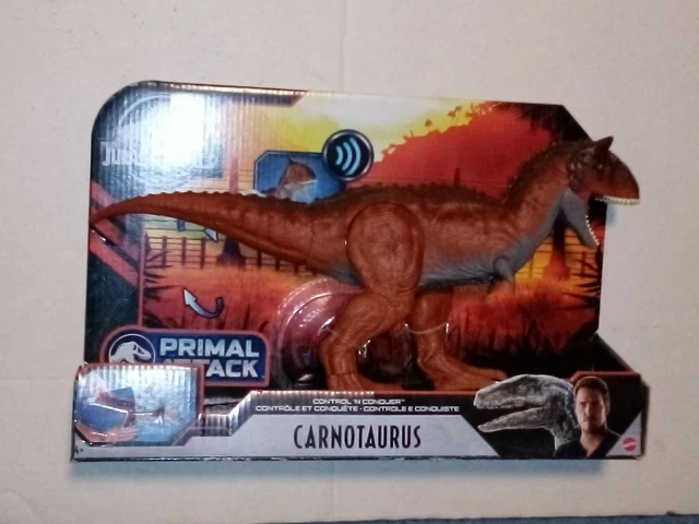 JURASSIC WORLD CARNOTAURUS 2nd Version Action Attack MIB Great Snapping ...