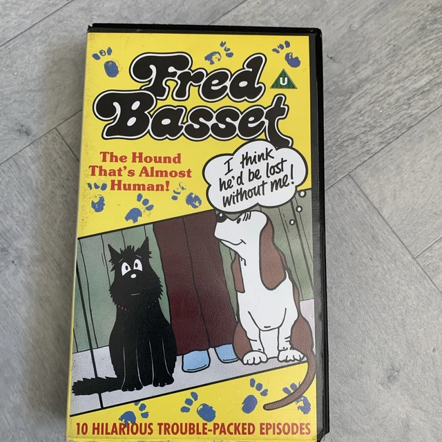 FRED BASSET ANIMATED Series On VHS Video Cassette Tape £23.95 - PicClick UK