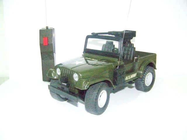 VINTAGE RADIO SHACK Radio Controlled U.S. Army Jeep $39.99 - PicClick CA