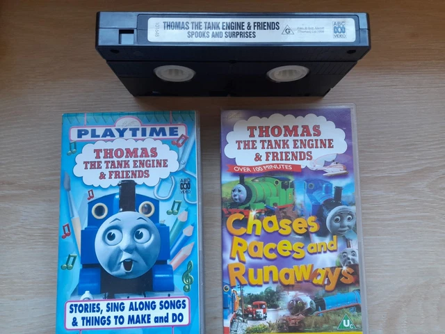 THOMAS THE TANK ENGINE & FRIENDS Playtime VHS & Chases Races and ...