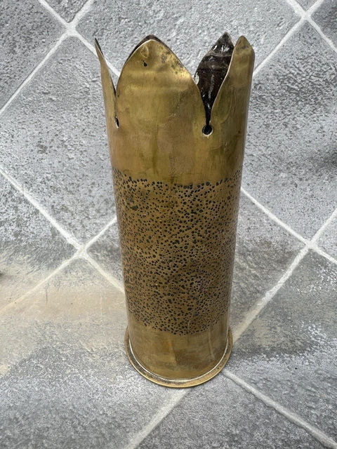 WW1 TRENCH ART Shell Cases Vase Dated 1916. See Pictures. FREE UK ...