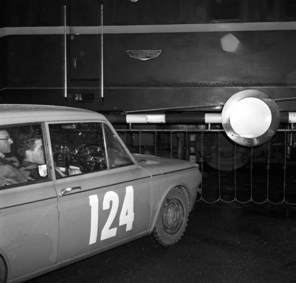 IAN LEWIS & Brian Culcheth Hillman Imp Monte Carlo Rally 1965 Old ...