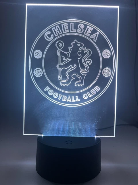 CHELSEA FC FOOTBALL LED Illuminated USB Table Night Light Lamp Gift £19 ...