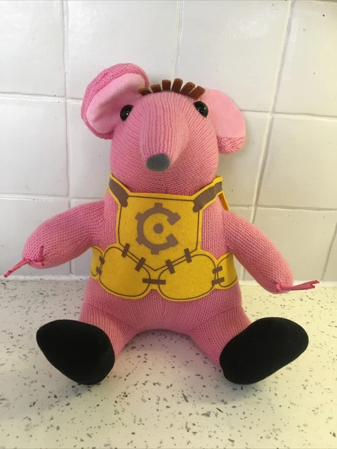 MAJOR CLANGER COOLABI Plush Pink Soft Teddy Bear Toy The Clangers ...