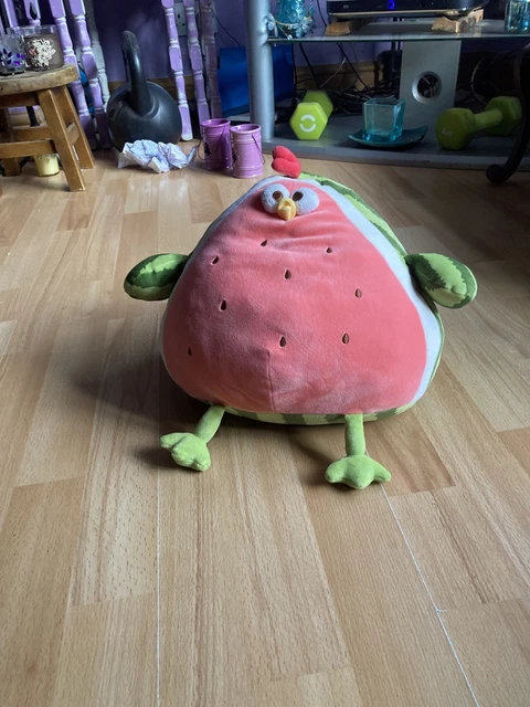 CHICKEN 🐓 FAT Dundun Plush Watermelon 🍉 stuffed toy Children Gift 🎁 ...
