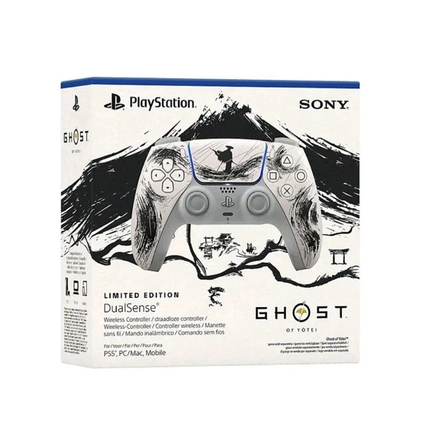 GHOST OF YOTEI Limited Edition Black Dualsense Controller PS5 PRE-ORDER ...