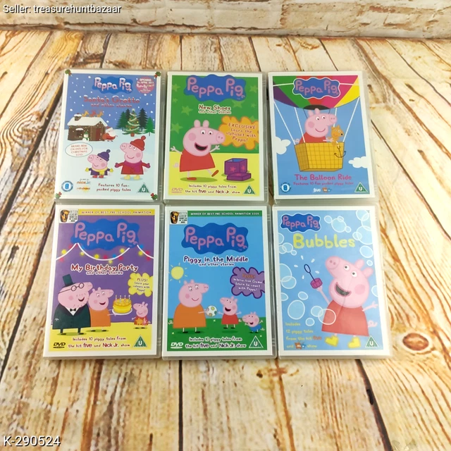 PEPPA PIG DVD Bundle SET x6 Children Animated Family Free EUR 11,81 ...