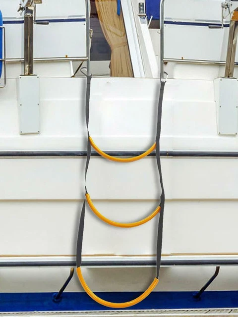 INFLATABLE BOAT RIB 3 Step Boarding Ladder for Motorboat Sailing ...