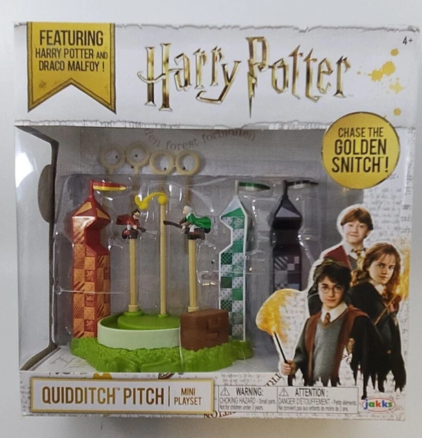 HARRY POTTER QUIDDITCH Pitch Arena Mini & Draco Malfoy Chasing The ...