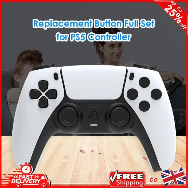 FOR REPLACEMENT Button Full Set for PS5 Controller Parts (Black) £5.74 ...