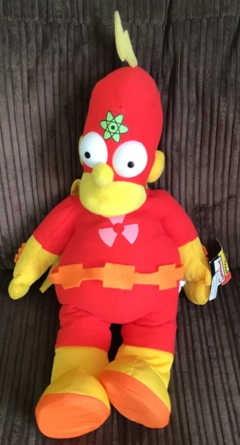 THE SIMPSONS HOMER Simpson Radioactive Man Large Soft Plush TV Toy 24 ...