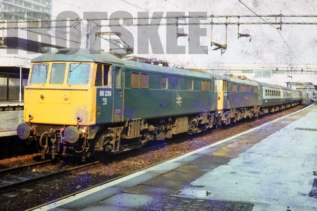 35MM SLIDE BR British Railways Electric Loco Class 86 86230 1979 ...