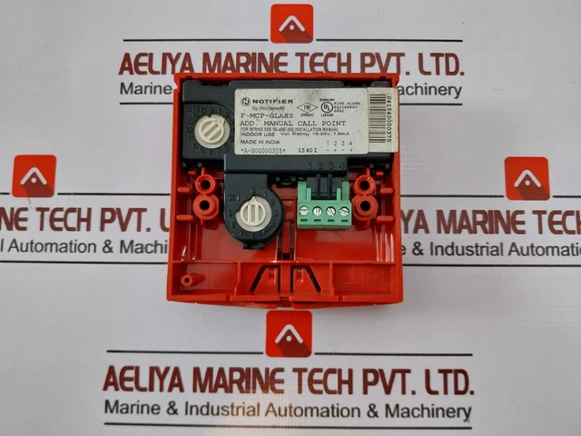 HONEYWELL NOTIFIER F-MCP-GLASS Addressable Manual Callpoint A-000000375 ...