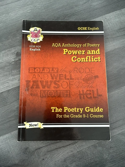 CGP GCSE AQA English (Anthology of) Poetry Power and Conflict Grades 9 ...