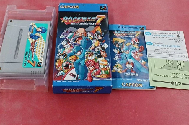 SNES NINTENDO SUPER Famicom Games Capcom Rockman 7 EUR 113,03 - PicClick FR