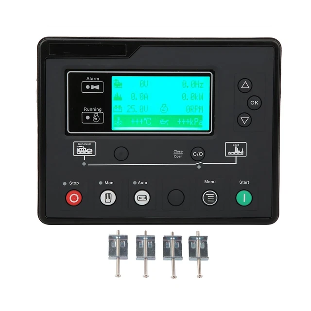 GENERATOR SET CONTROLLER Generator Control Panel Control Module Start ...