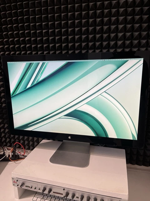 APPLE THUNDERBOLT 27-ZOLL 2560x1440 IPS LED Monitor - Silber (MC914ZM/B ...