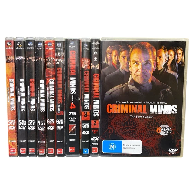 CRIMINAL MINDS COMPLETE Seasons 1-10 DVD Set ABC Studios Crime Drama R4 ...