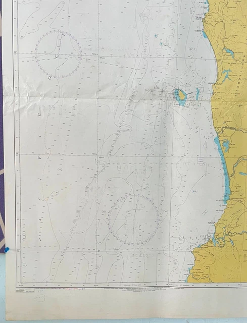 ADMIRALTY 4245 CHILE GOLFO DE ARAUCO TO BAHIA CORRAL Map Chart Maritime ...