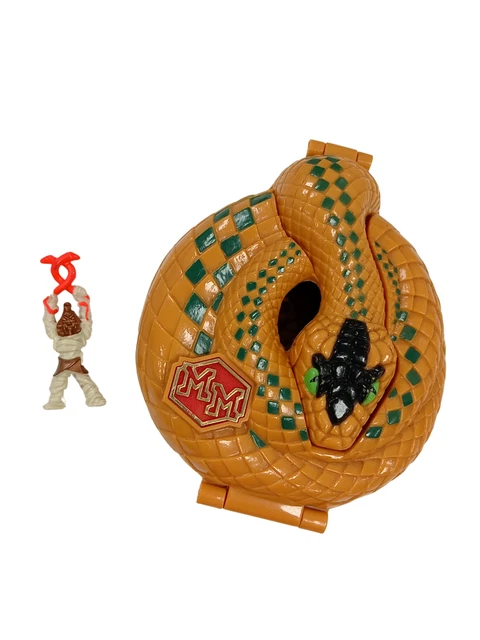 VINTAGE MIGHTY MAX Snake Playset with Mini Figure - 1992 Retro Toy ...