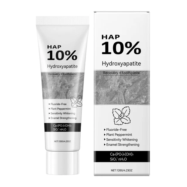 10% NANO-HYDROXYAPATITE TOOTHPASTE Remove Deep Clean For Sensitive ...