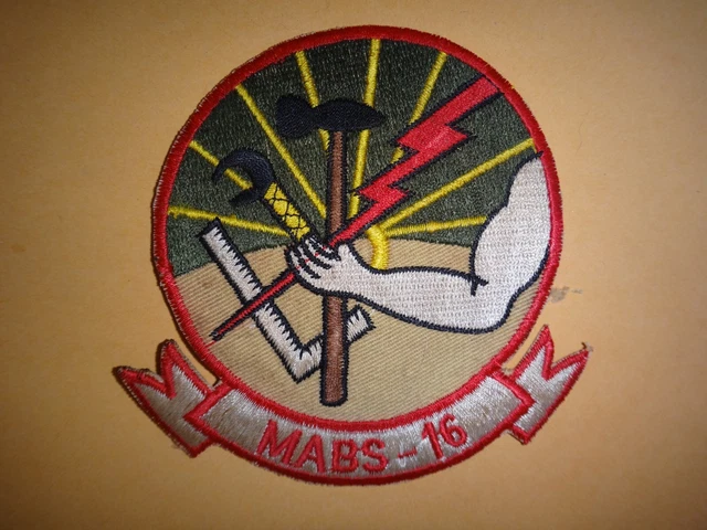 USMC MARINE AIR Base Squadron MABS-16 Vietnam War Patch EUR 5,67 ...