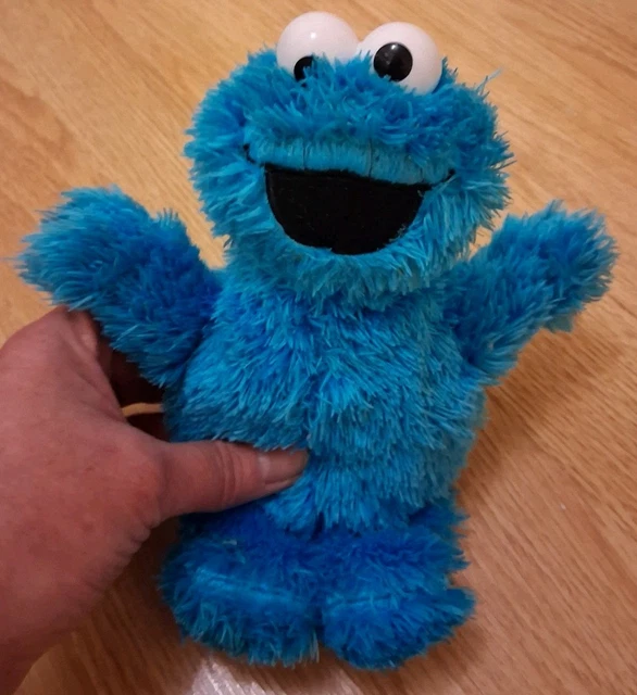 NEW 10 INCH Cookie Monster Soft Plush Cuddly Teddy Toy Sesame Street ...