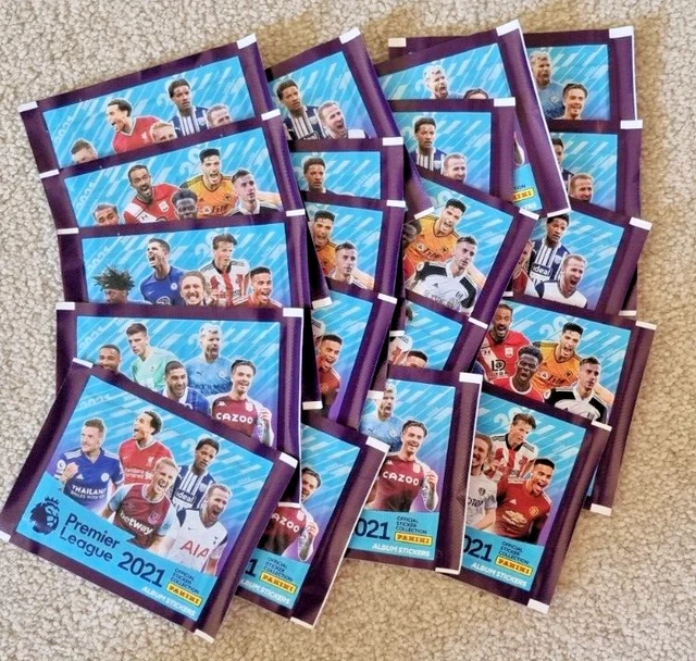 PANINI PREMIER LEAGUE Official 2021 Stickers 20 NEW PACKETS $17.09 ...