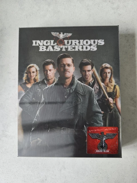 HDZETA INGLOURIOUS BASTERDS Lenticular Slip Silver Label 4K Uhd Bluray Steelbook £74.99 ...