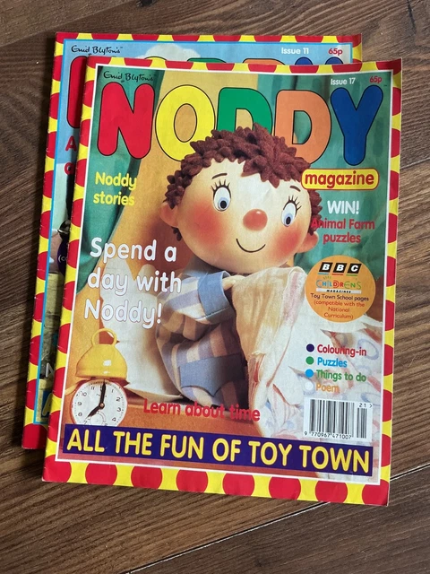 VINTAGE NODDY MAGAZINES 11 17 74 bbc enid 1993 1995 kids big ears ...